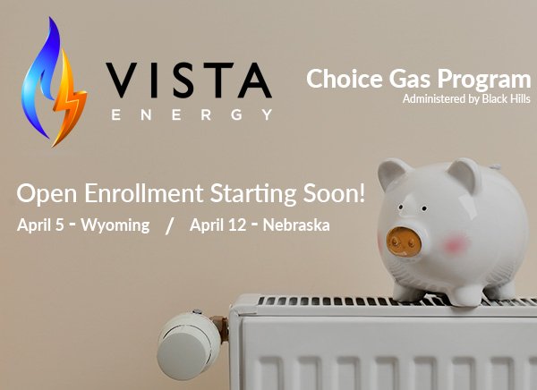 Choice Gas Programs in Nebraska and Wyoming | Vista Energy Marketing
